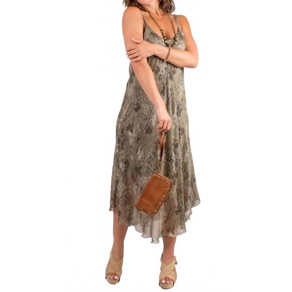 Gigi Moda | Dresses | New Gigi Moda Giardino Miele Midi Dress In Olive ...